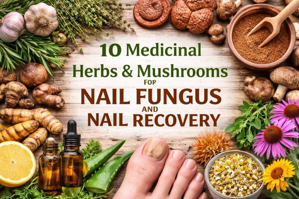 Nail Fungus Remedies: 10 Medicinal Herbs and Mushrooms
