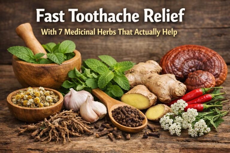 Toothache Relief herbs That Work Fast and Naturally