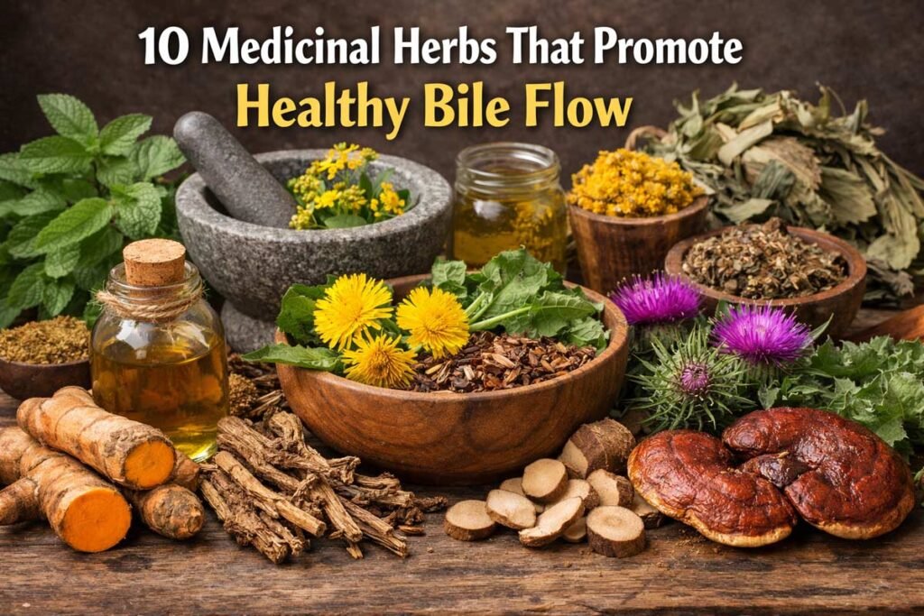 Healthy Bile Flow: 10 Medicinal Herbs That Support Digestion