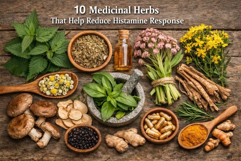 10 Medicinal Herbs That Help Reduce Histamine Response