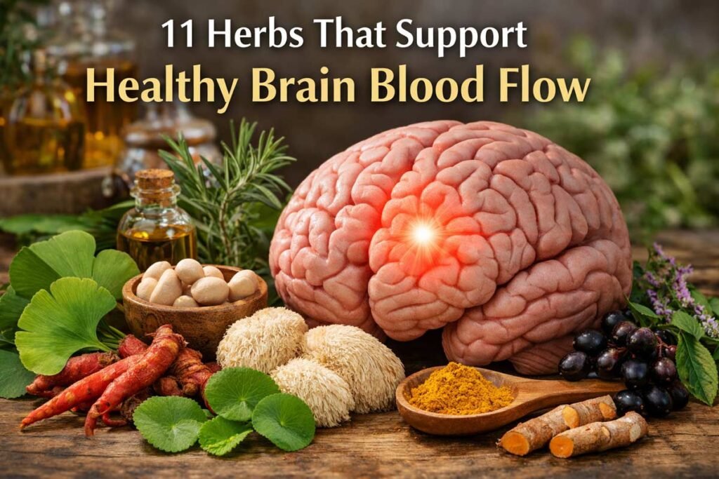 11 Herbs for Healthy Brain Blood Flow Support