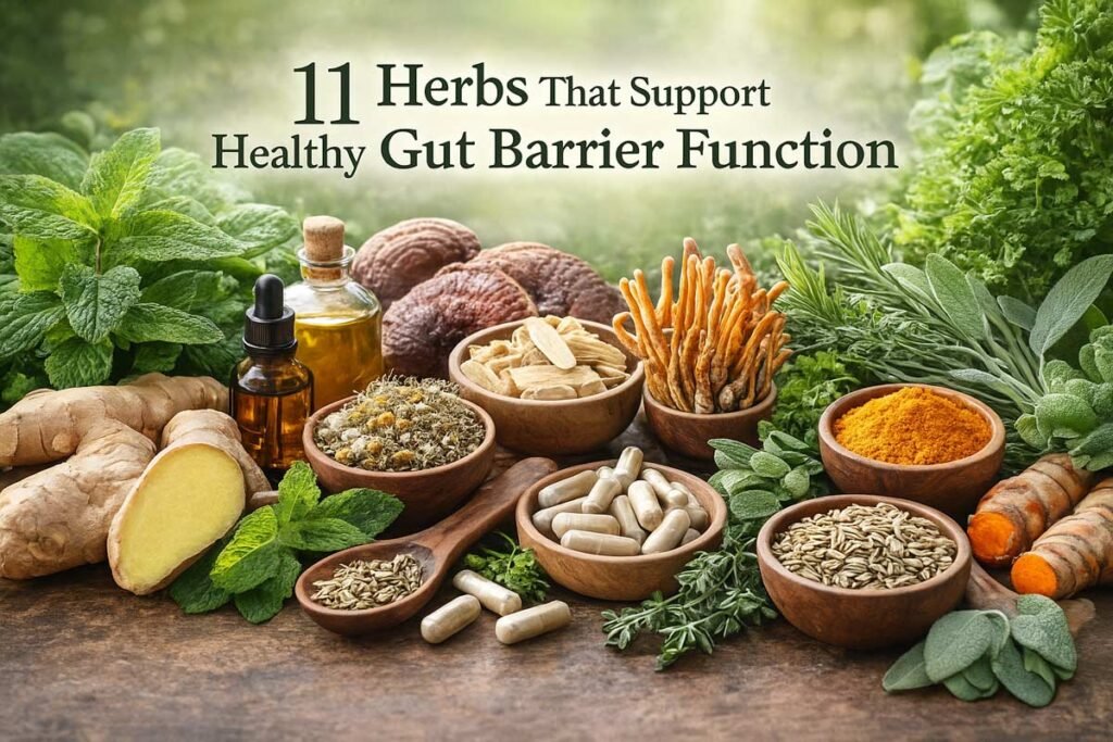Gut Barrier Support With 11 Medicinal Herbs