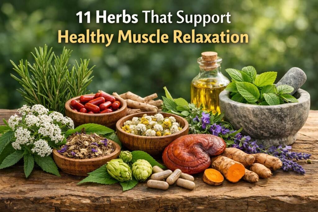 11 Herbs That Promote Muscle Relaxation Naturally