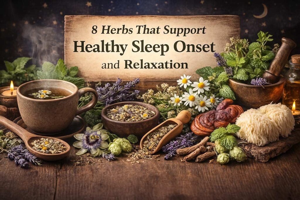 8 Herbs That Support Sleep Onset Naturally