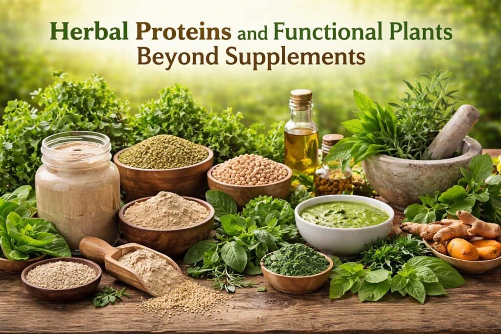 Herbal Proteins: Functional Plants Beyond Supplements