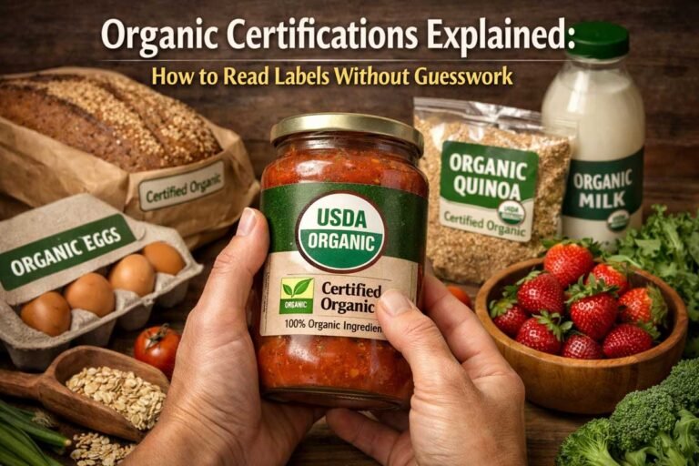 Organic Certification: Read Labels Without Guesswork